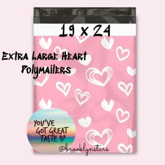 Office | Extra Large Heart Polymailerswithbonussticker | Poshmark